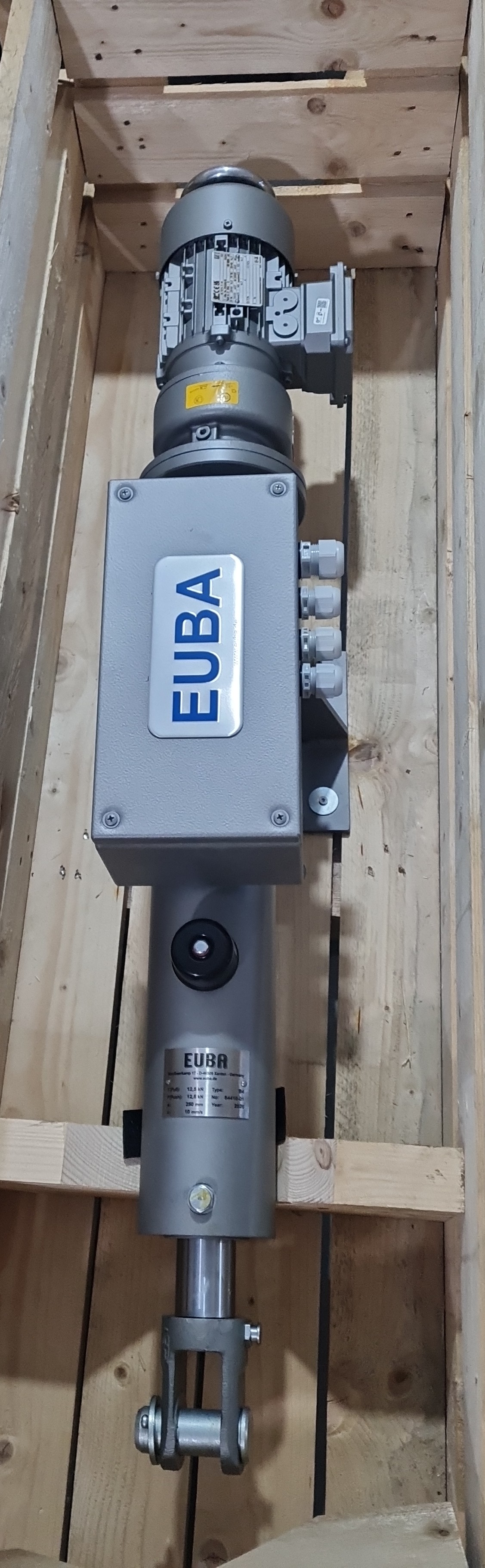 Euba B4 Drawing no.: E/X-B4- 1171 Actuator - Euba | Imtek Engineering ...